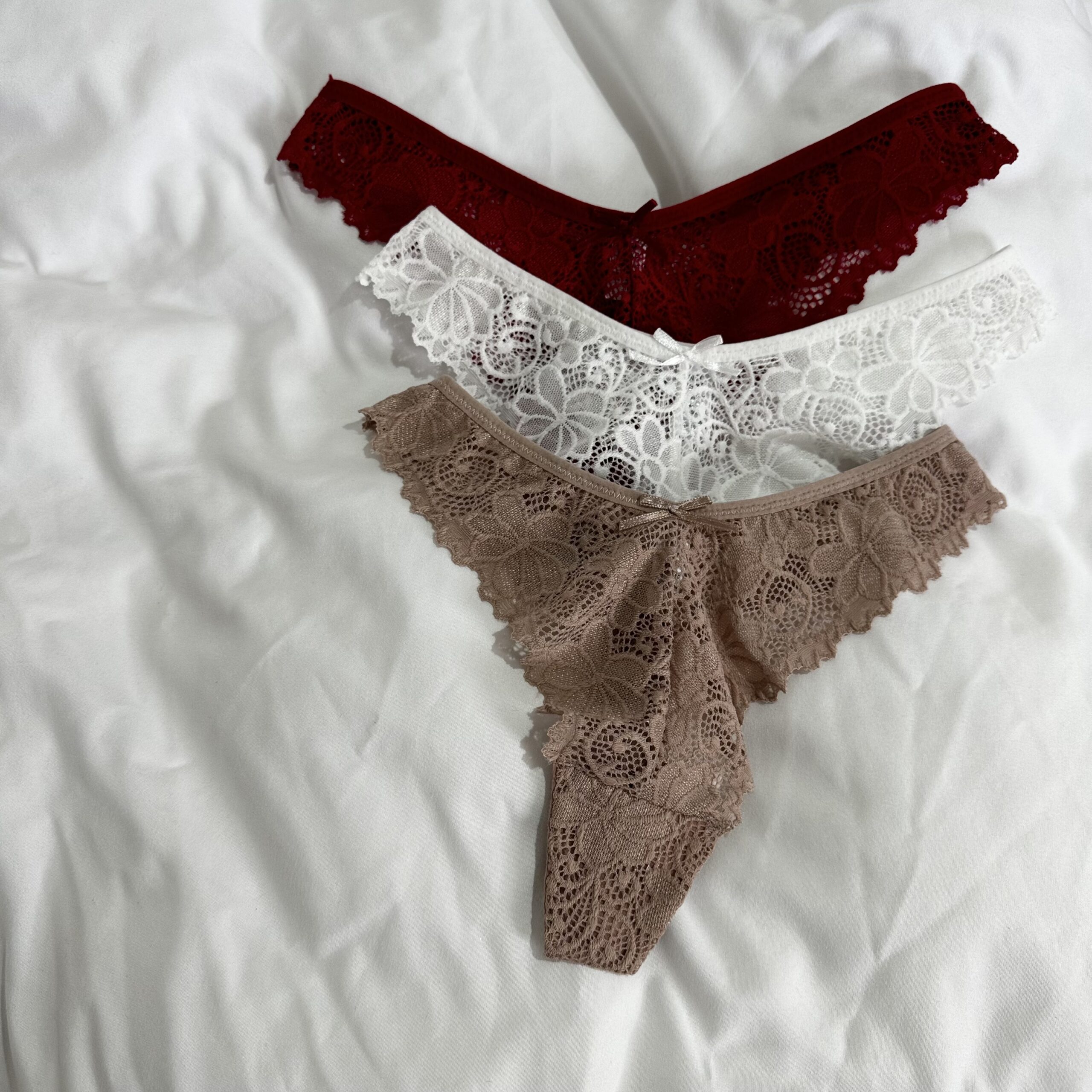 מארז 3 תחתוני חוטיני דגם "April" - Hermosa - הרמוסה הלבשה תחתונה